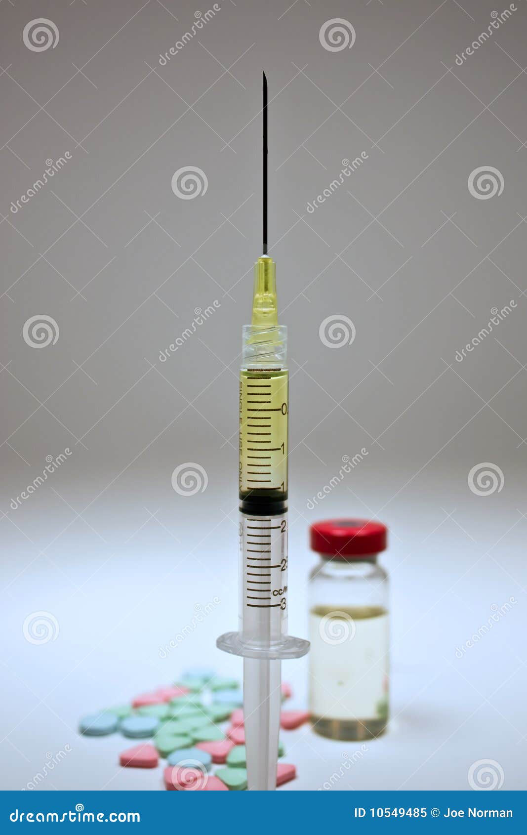 Streroid Needle and Syringe Stock Image - Image of syringe, health ...