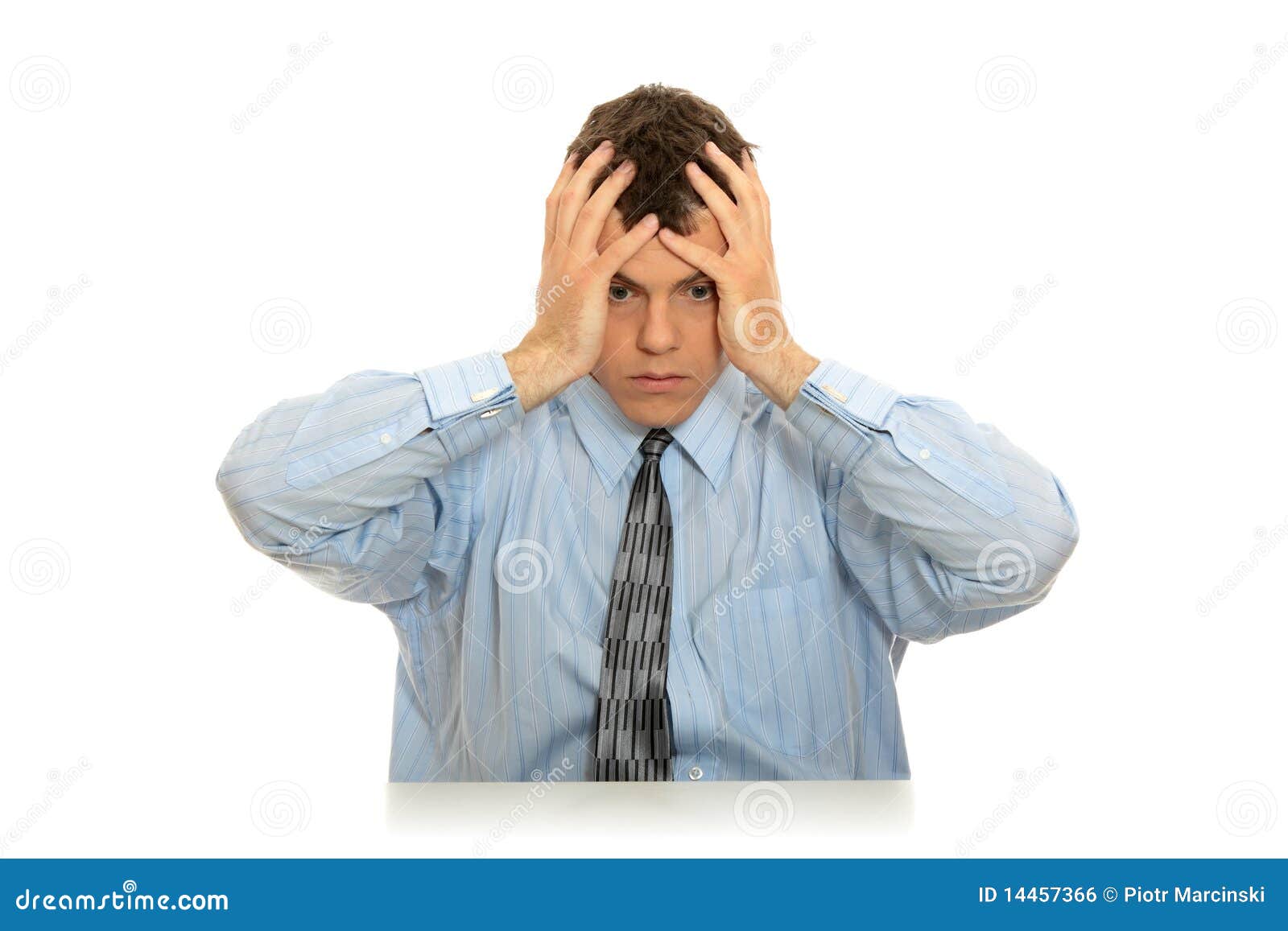 Stress stock photo. Image of desk, loss, employee, businessman - 14457366