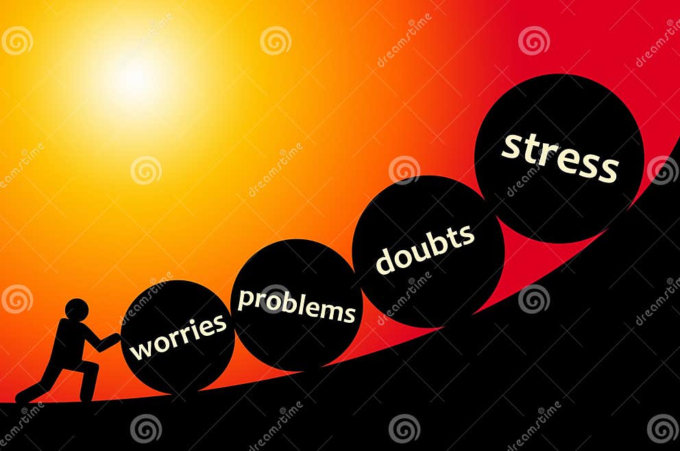 Stress stock illustration. Illustration of frustration - 22501908