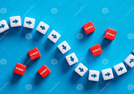 Stress Avoidance. Coping and Overcoming Stress Stock Image - Image of ...