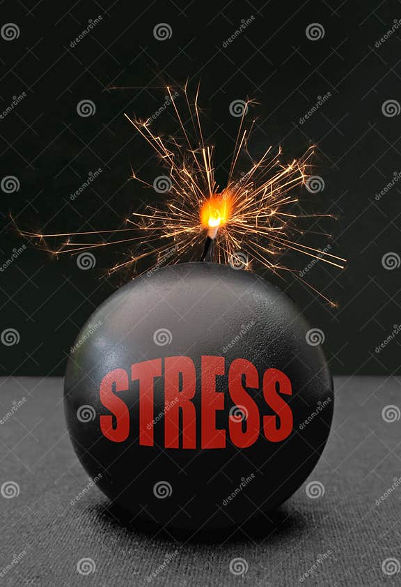 Stress bomb stock image. Image of fuse, tension, stress - 34700073