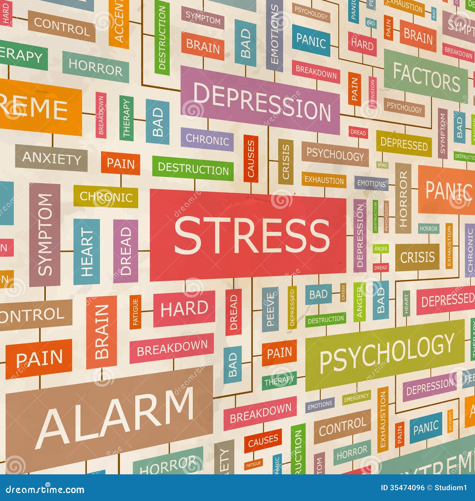 STRESS stock vector. Illustration of graphic, crisis - 35474096