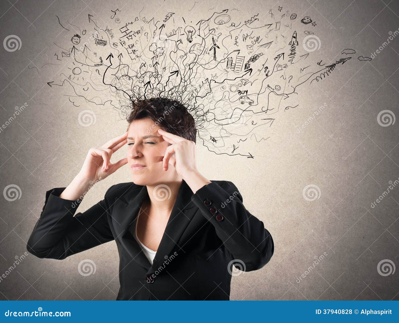 Stress and confusion stock photo. Image of stressful - 37940828