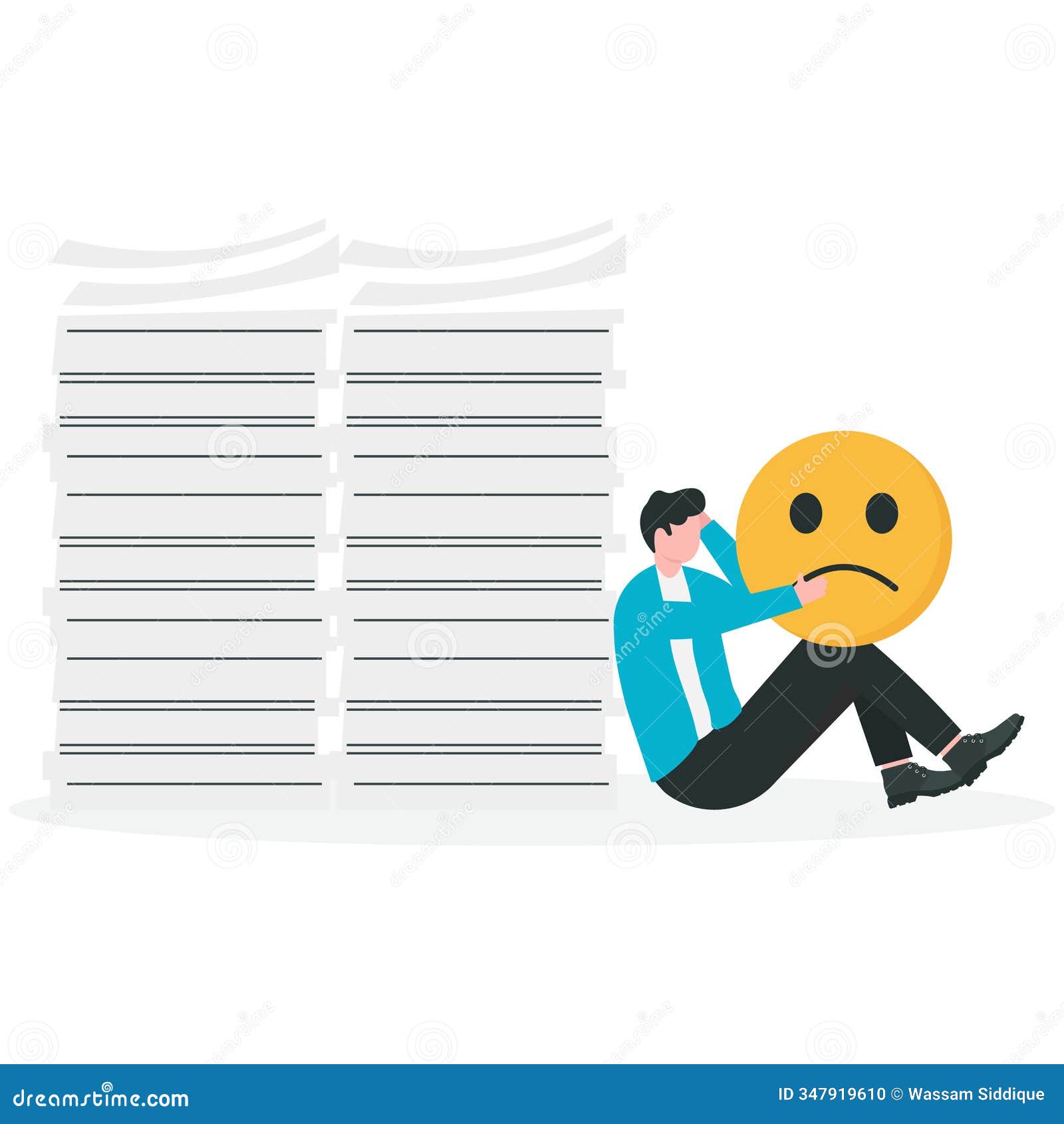 Stress and Depression from Overwork or Too Many Responsibilities, Toxic ...