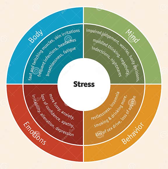 Stress diagram stock vector. Illustration of despair - 55700032