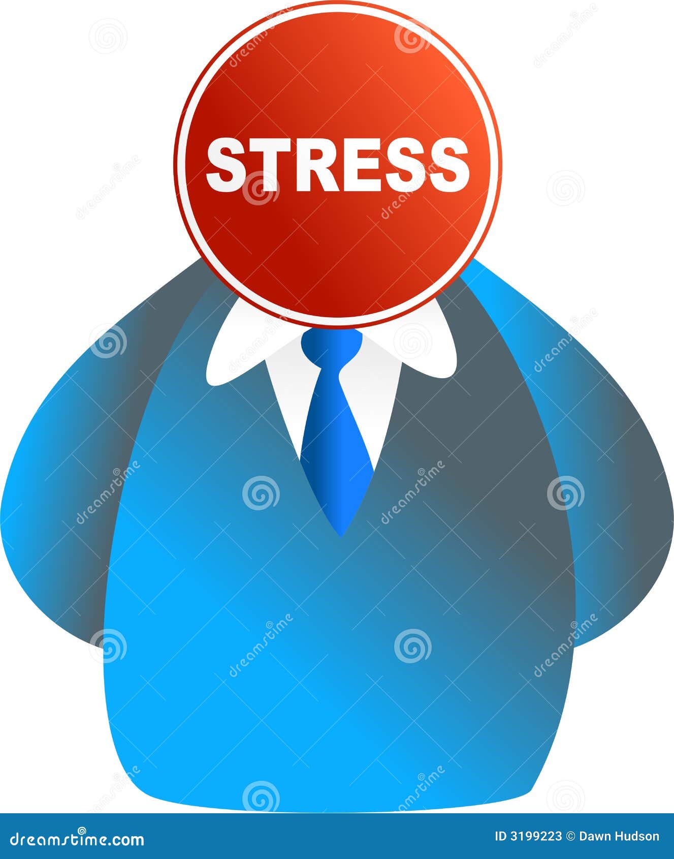 Stress face stock illustration. Illustration of communication - 3199223