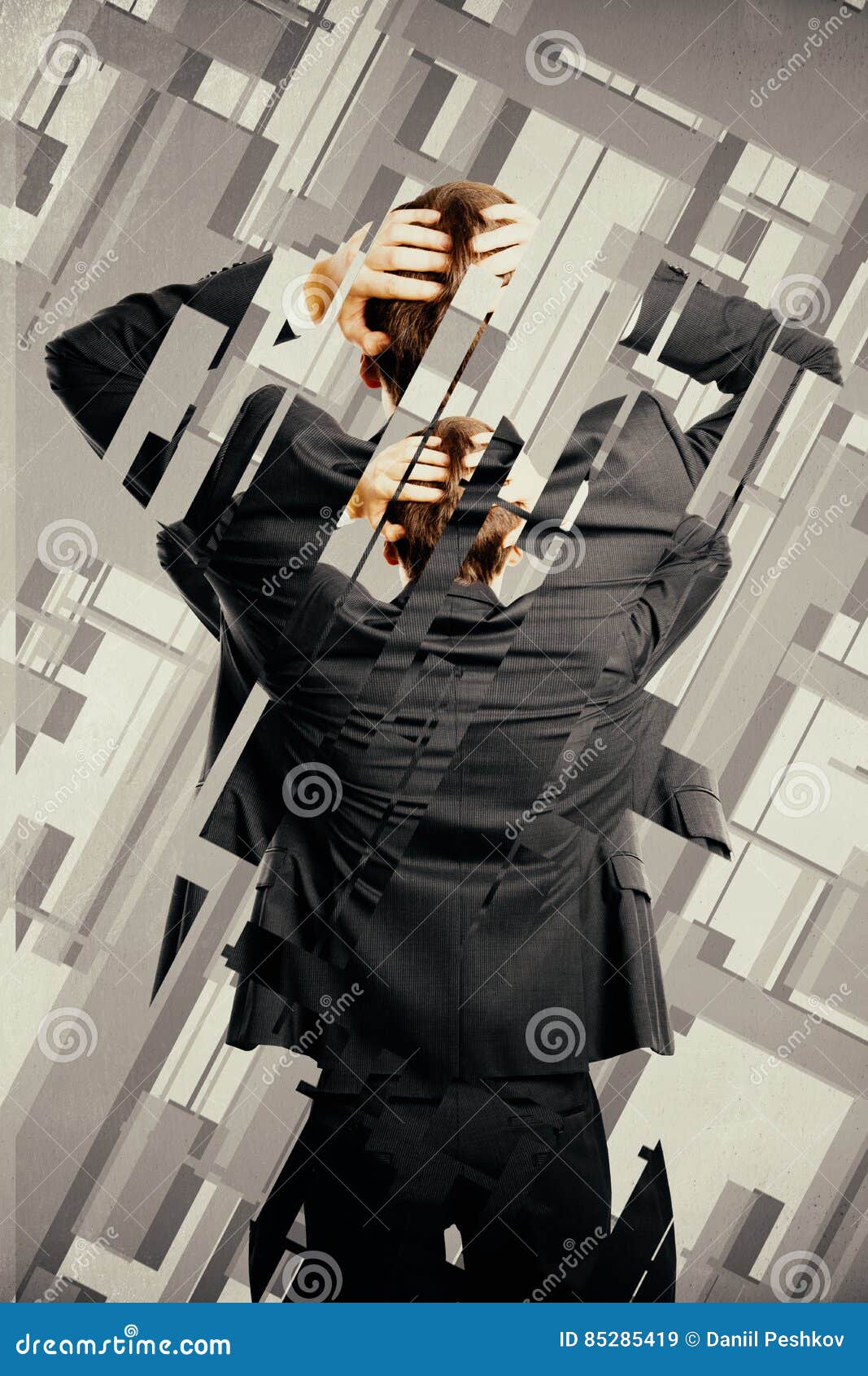 Stress and failure concept stock illustration. Illustration of ...