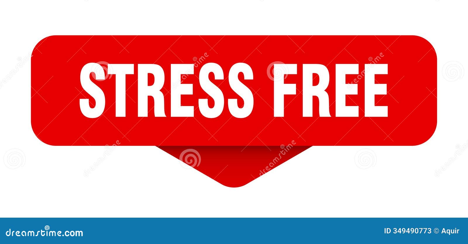 Stress Free Sticker. Stress Free Sign on Transparent Background Stock ...