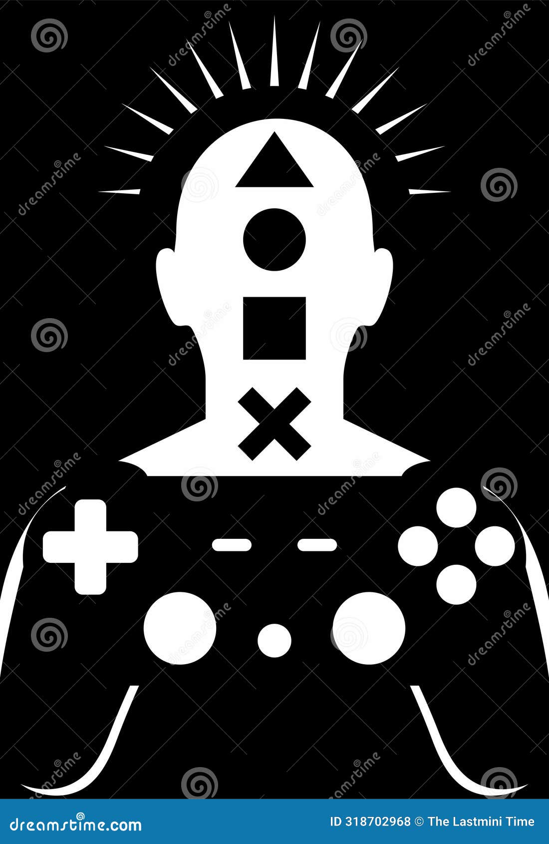 Stress, Head Pain Or Headache , Vector Cartoon Stick Figure ...