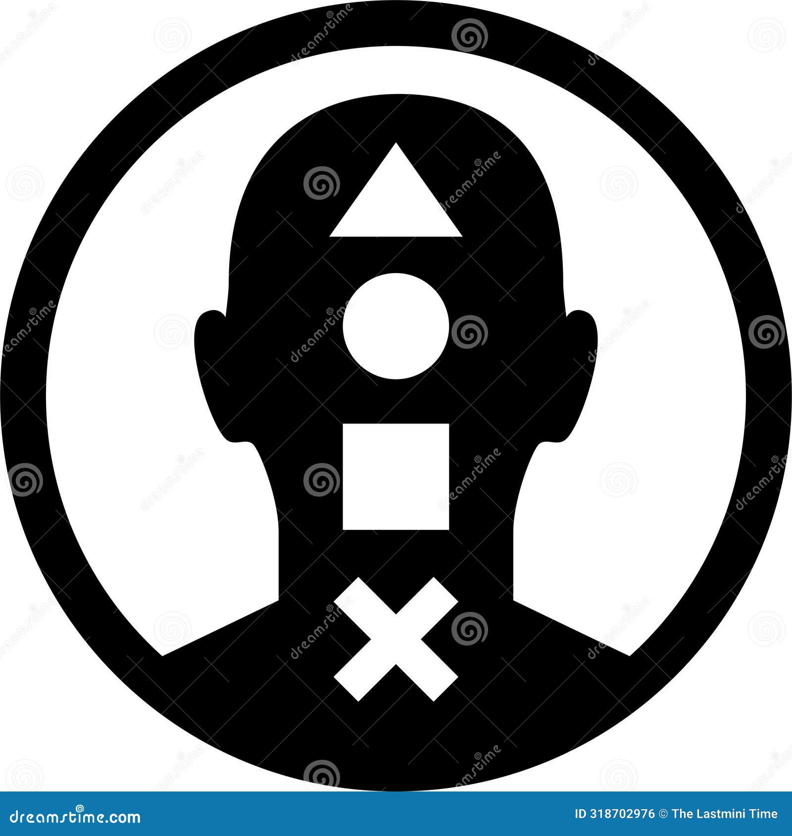 Stress Head Human Design Vector Stock Vector - Illustration of ...