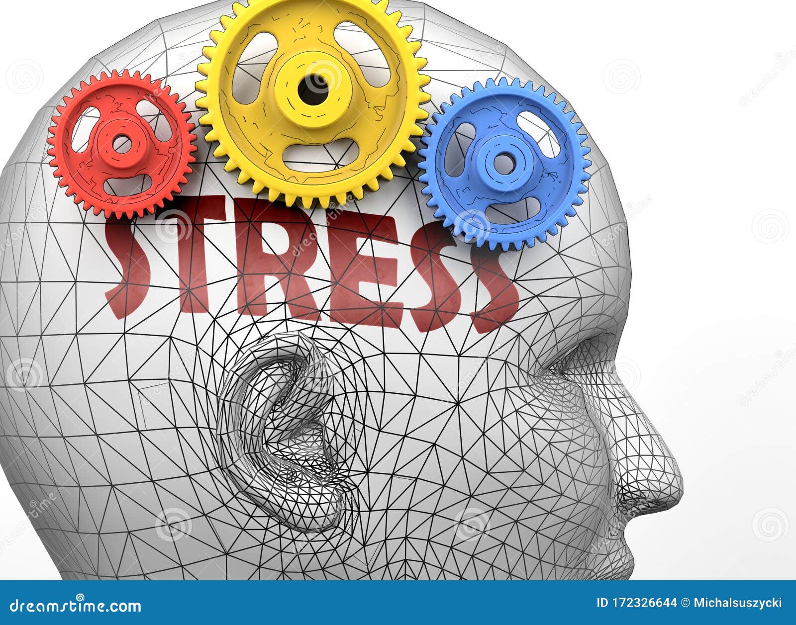 Stress and Human Mind - Pictured As Word Stress Inside a Head To ... Stress and Human Mind - Pictured As Word Stress Inside a Head To ...