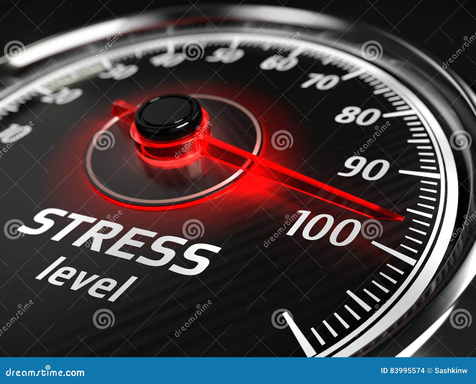 Stress level meter concept stock illustration. Illustration of concept ...