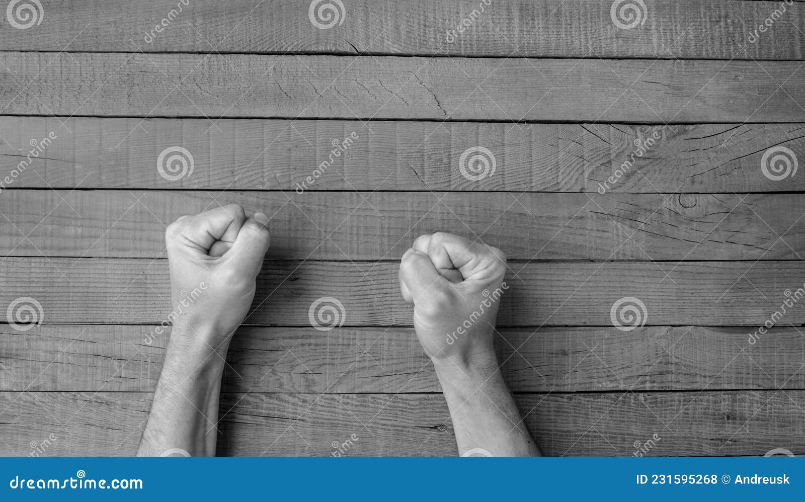Stress Man Holding Hand Fists Stock Photo - Image of psychology, hands ...