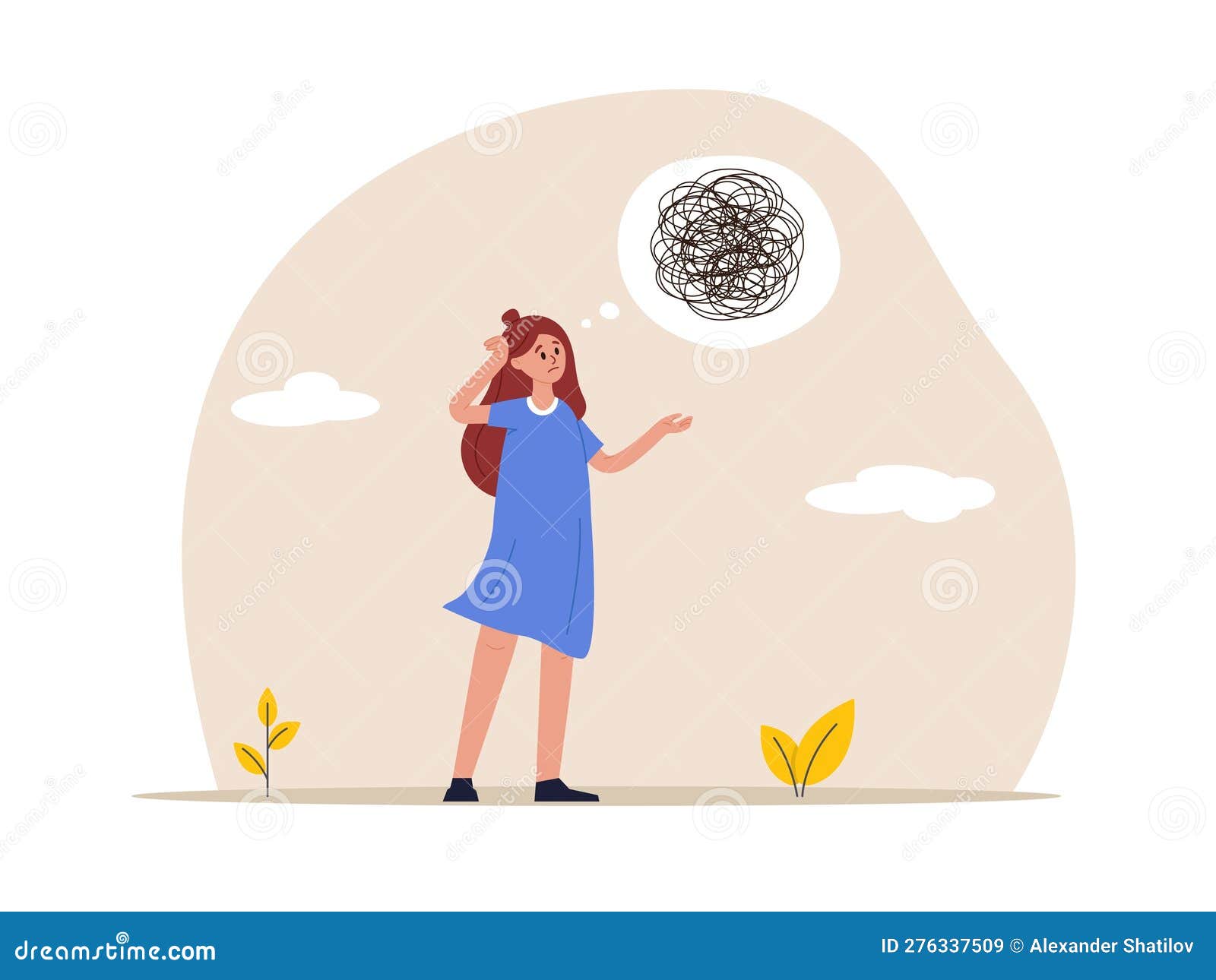 Stress Management Concept. Emotion during Problem Solving or ...