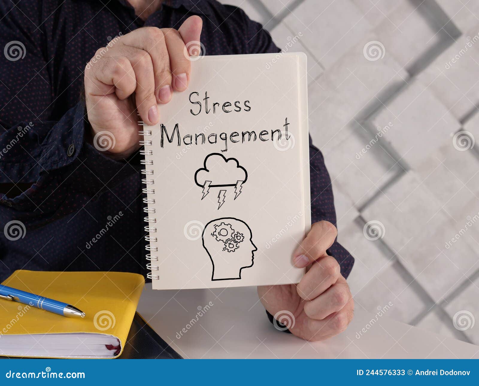Stress Management is Shown on the Photo Using the Text Stock Image ...