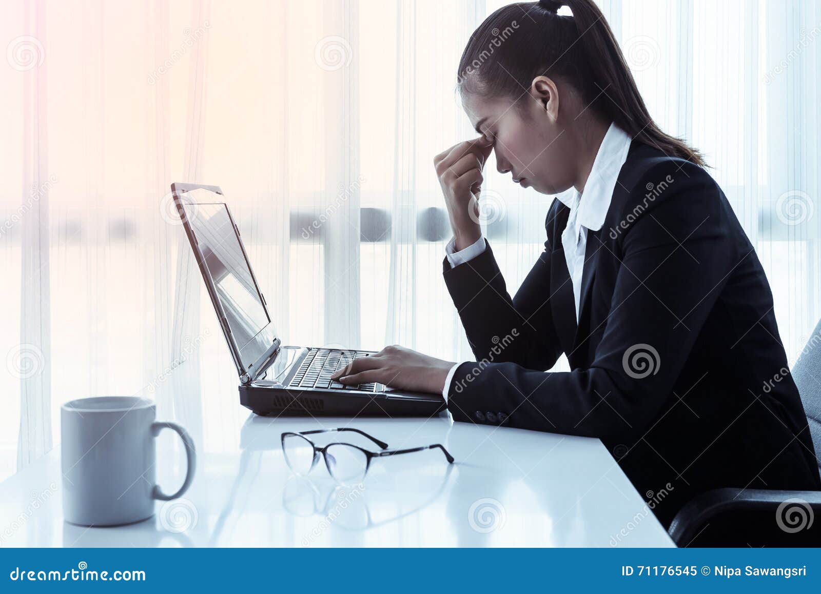 Stress in the office stock image. Image of adult, miserable - 71176545