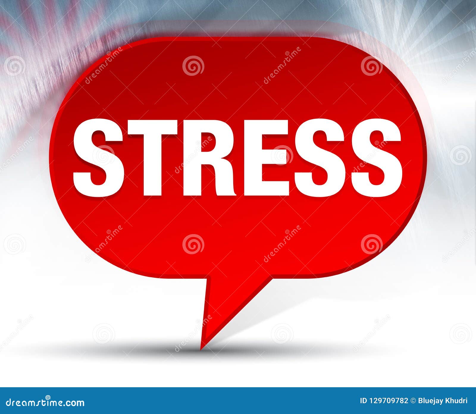 Stress Red Bubble Background Stock Illustration - Illustration of word ...