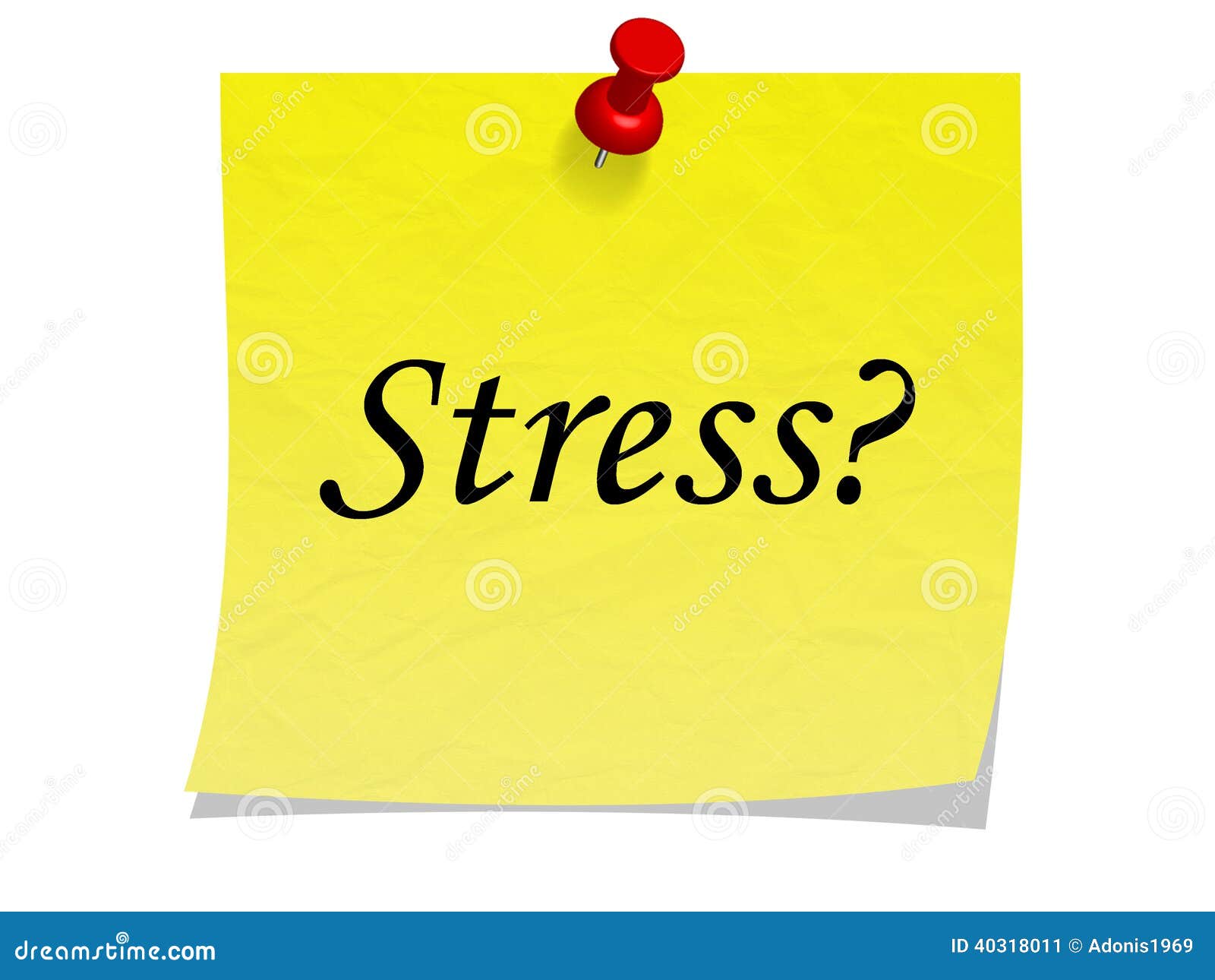 Stress reminder note stock illustration. Illustration of note - 40318011