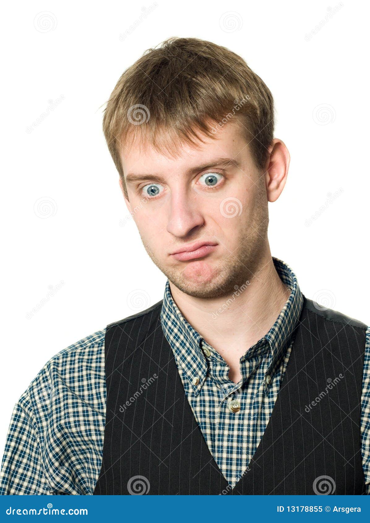 Stress - sad man isolated stock image. Image of isolated - 13178855