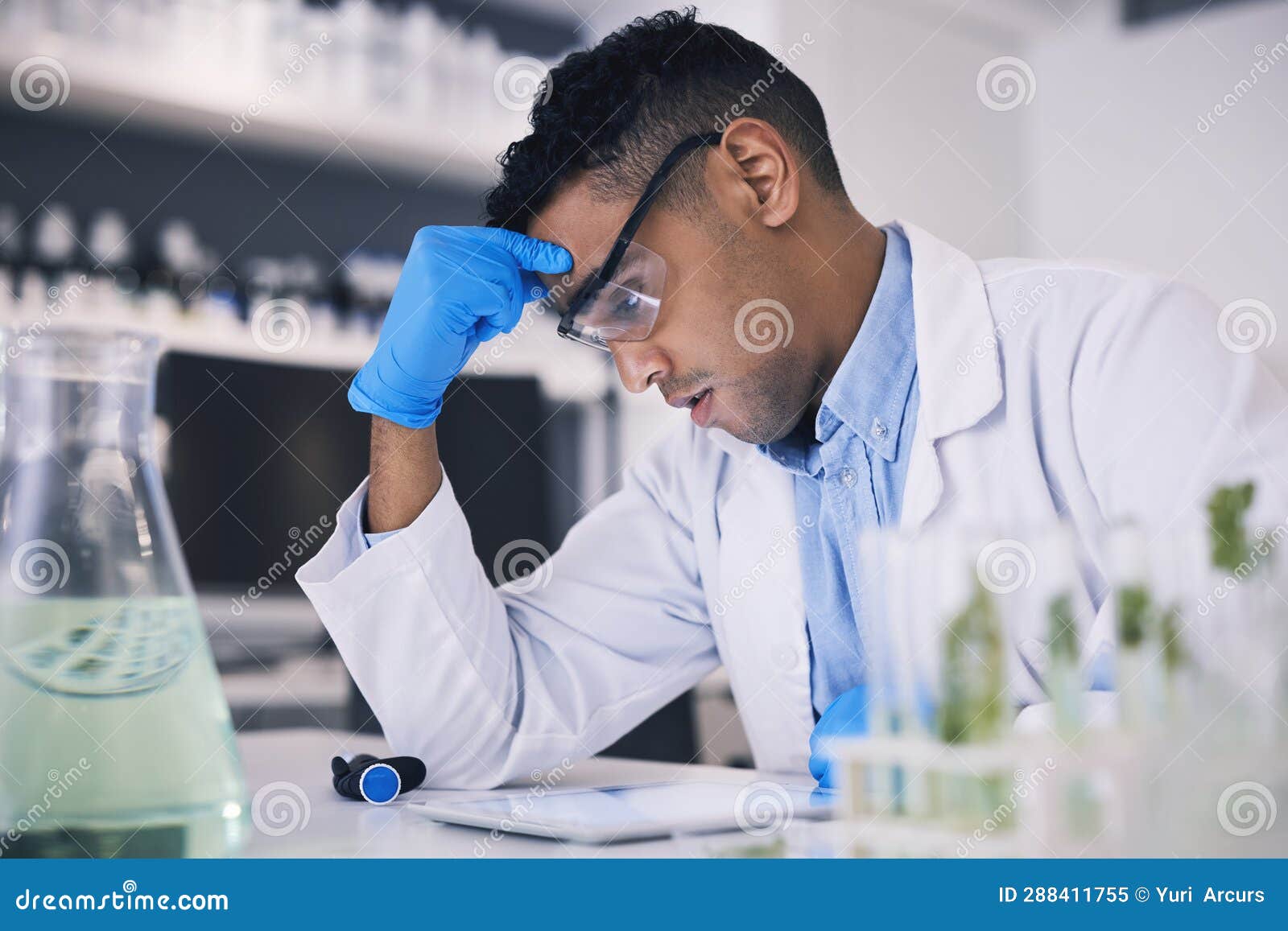 Stress, Science and a Man with Burnout in a Laboratory for Research or ...