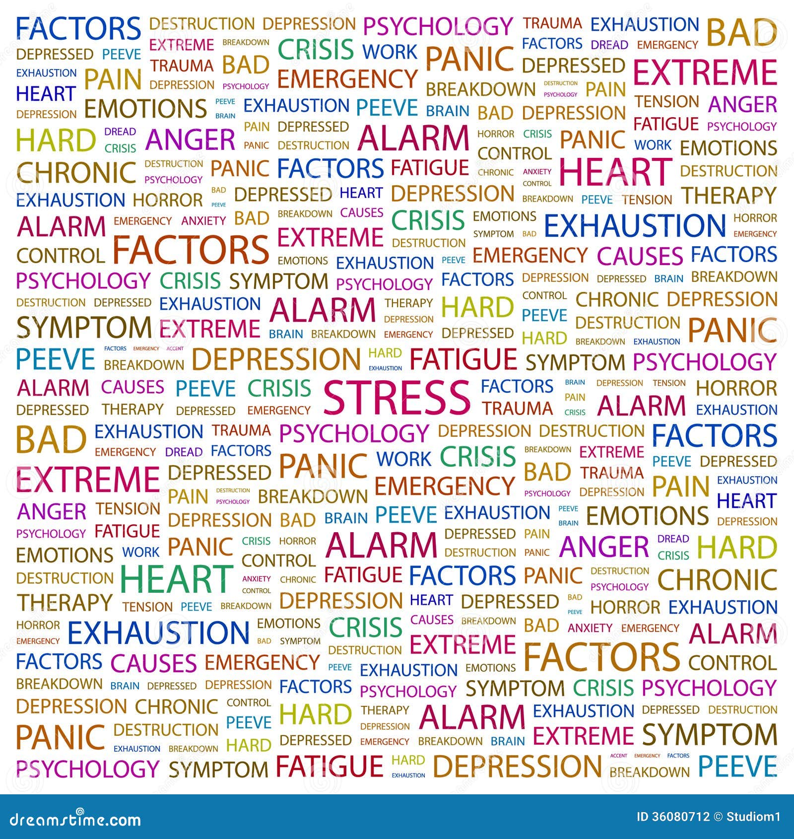 STRESS stock vector. Illustration of concept, life, decor - 36080712