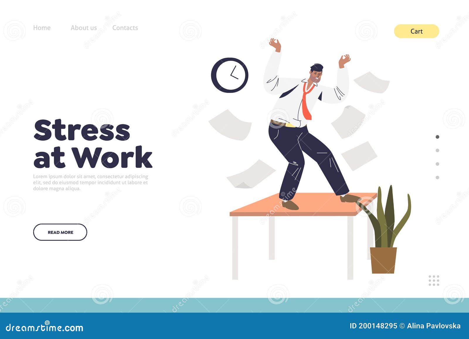Overwork, Office Routine Flat Vector Illustration. Depressed Corporate ... Overwork, Office Routine Flat Vector Illustration. Depressed Corporate ...