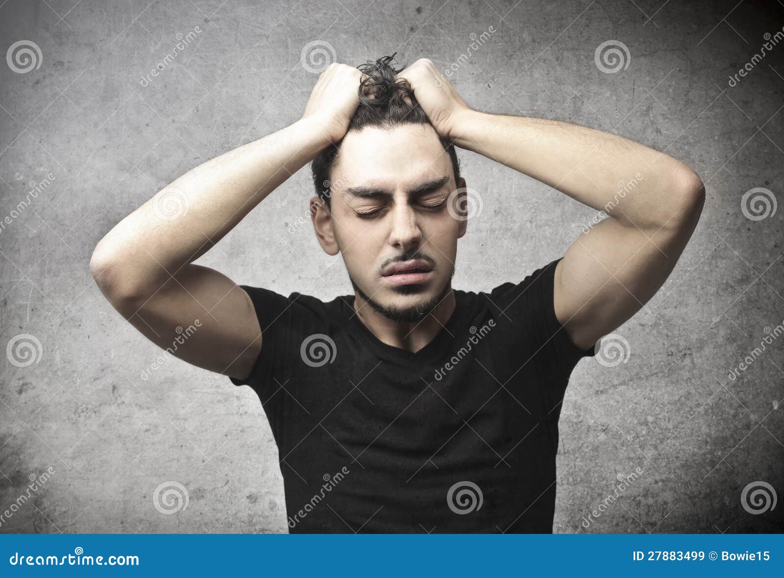 Stressed stock image. Image of pain, sadness, adult, care - 27883499