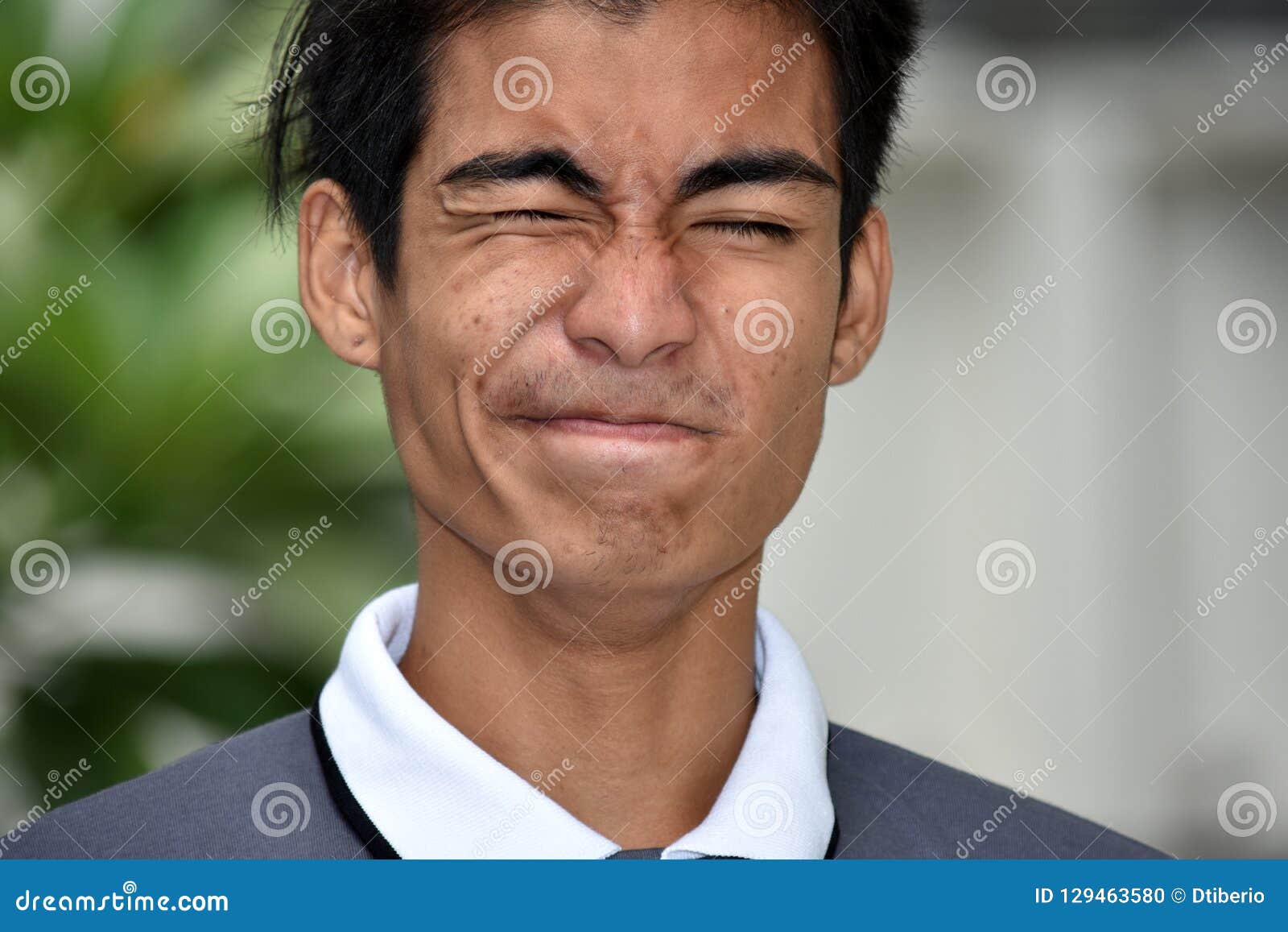 Stressed Adult Male stock photo. Image of anxiety, grown - 129463580