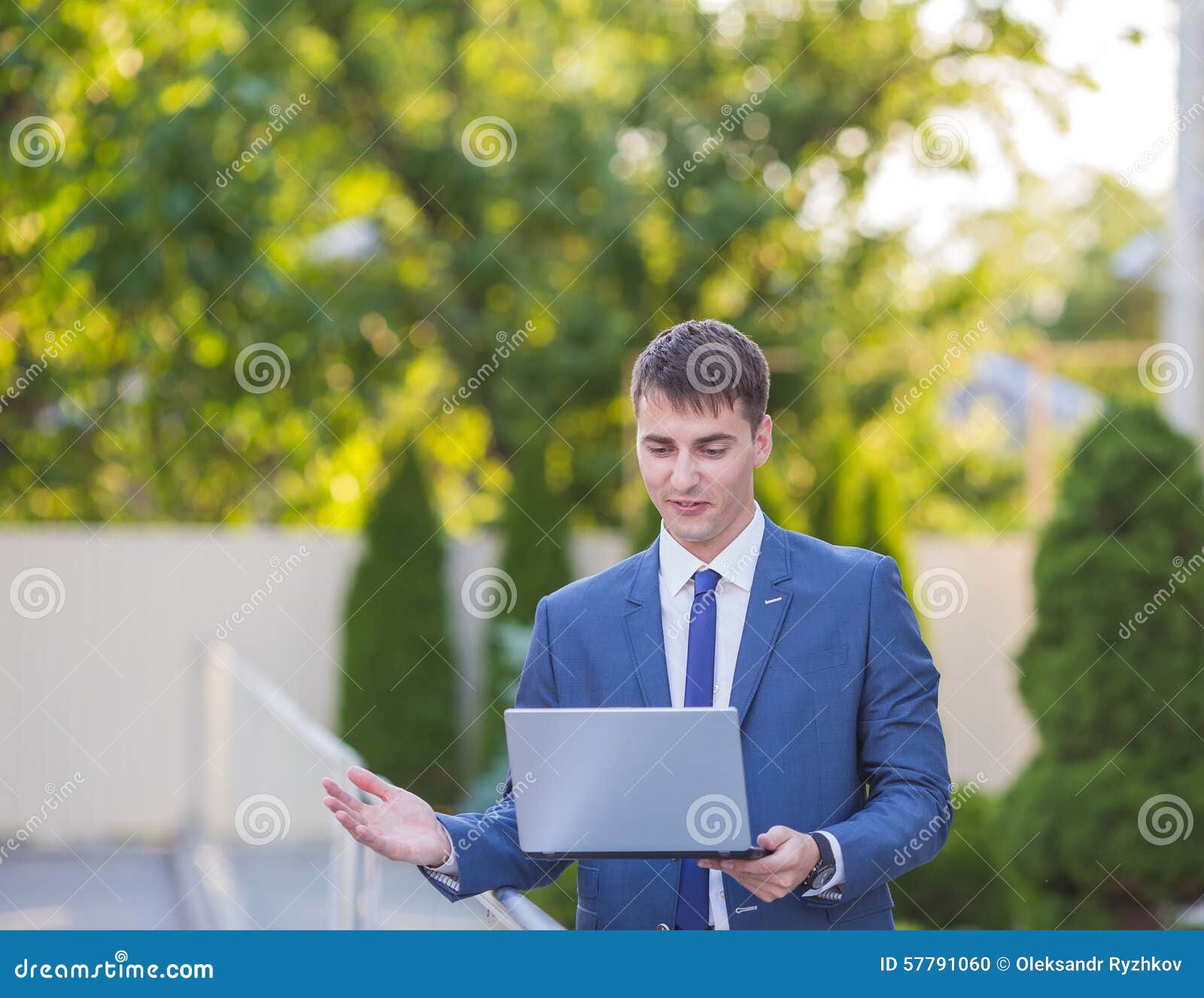 Stressed Business Man with Problems Stock Photo - Image of formal ...