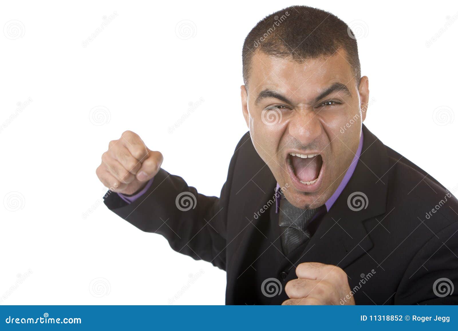 Stressed Businessman is Angry Stock Photo - Image of businessperson ...
