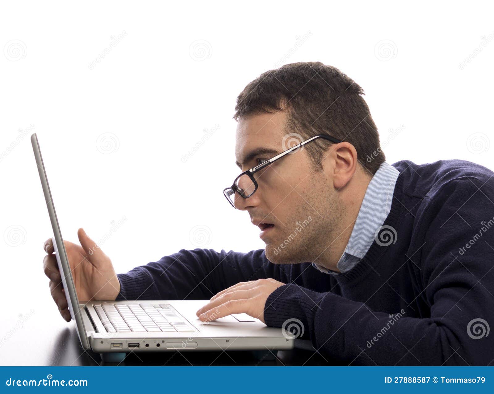 Stressed comuter worker stock image. Image of humorous - 27888587