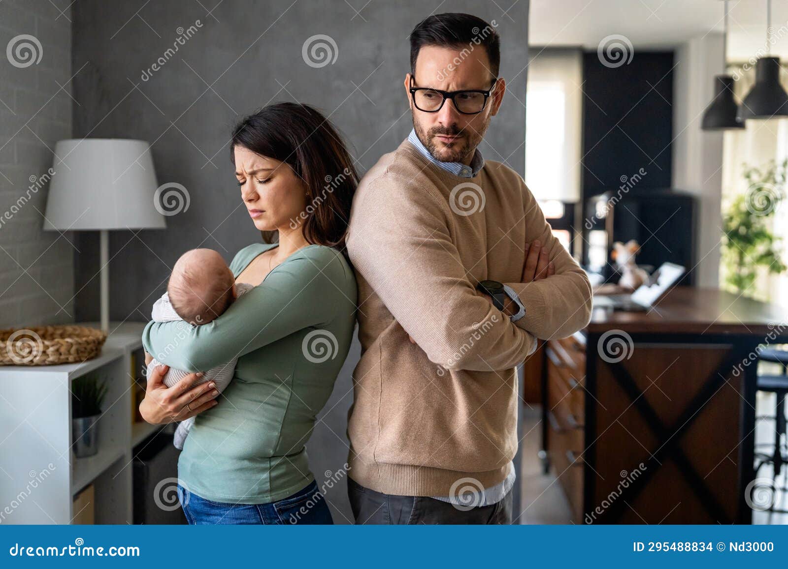 Stressed Couple Arguing and Having Marriage Problems. Marriage ...