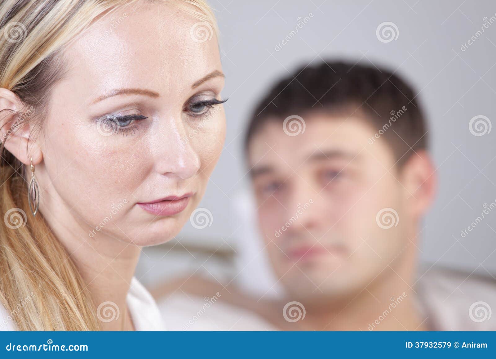 Stressed couples stock image. Image of problem, boyfriend - 37932579