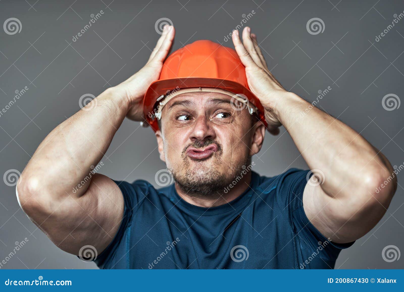 Extremely Stressed And Desperated Teenage Boy In Front Of A Computer ...