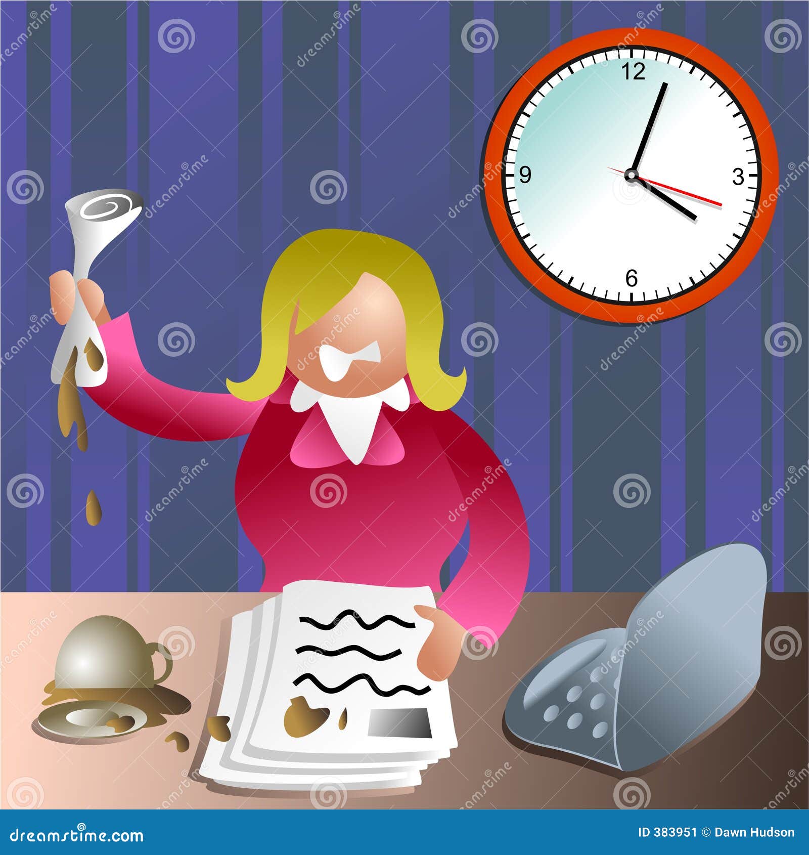 Stressed Out Executive Stock Illustrations – 91 Stressed Out Executive ...