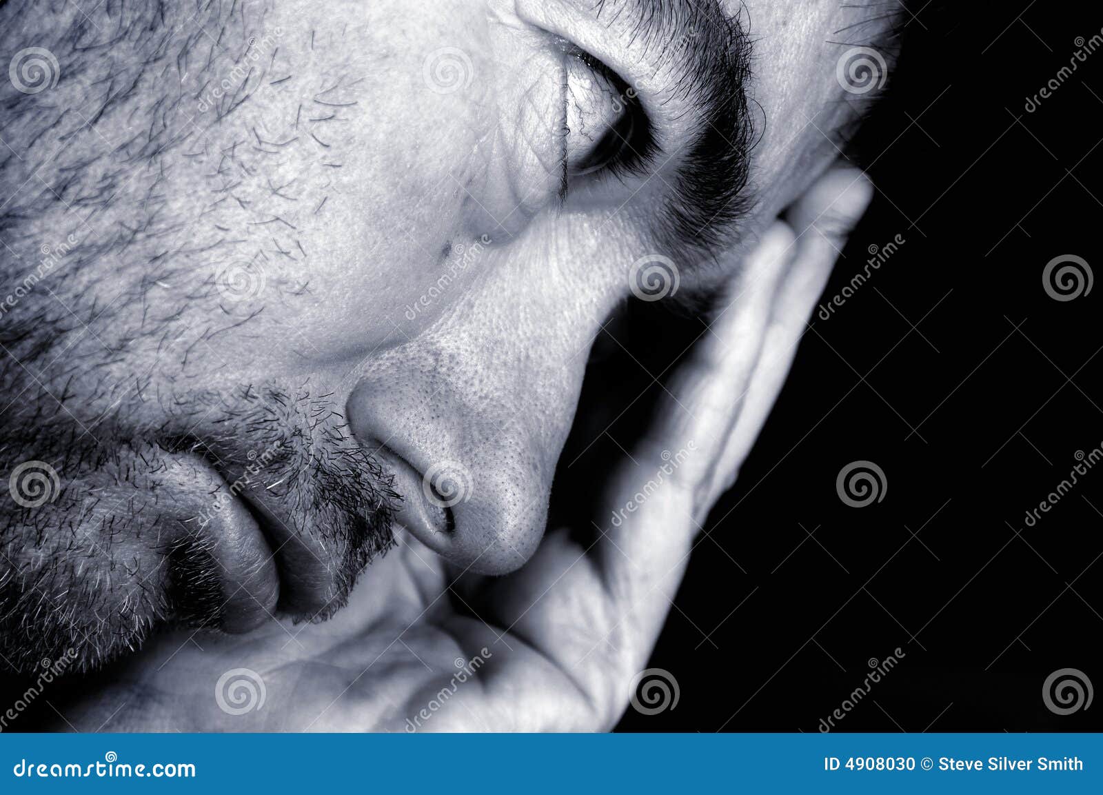 Stressed face stock photo. Image of detail, people, nose - 4908030