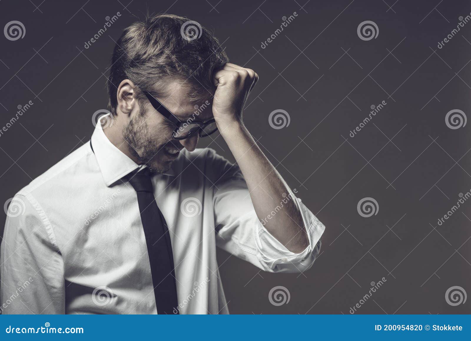 Stressed Frustrated Businessman Making a Facepalm Gesture Stock Photo ... Stressed Frustrated Businessman Making a Facepalm Gesture Stock Photo ...