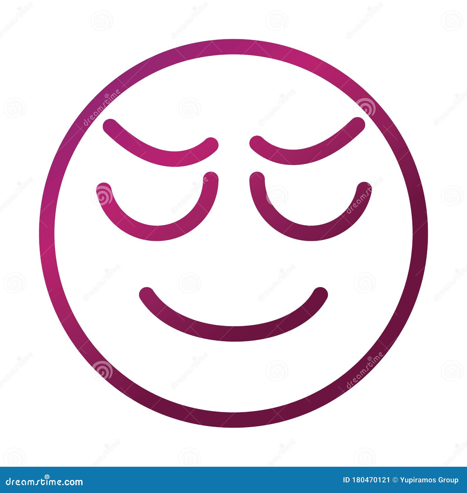 Stressed Funny Smiley Emoticon Face Expression Gradient Style Icon ...
