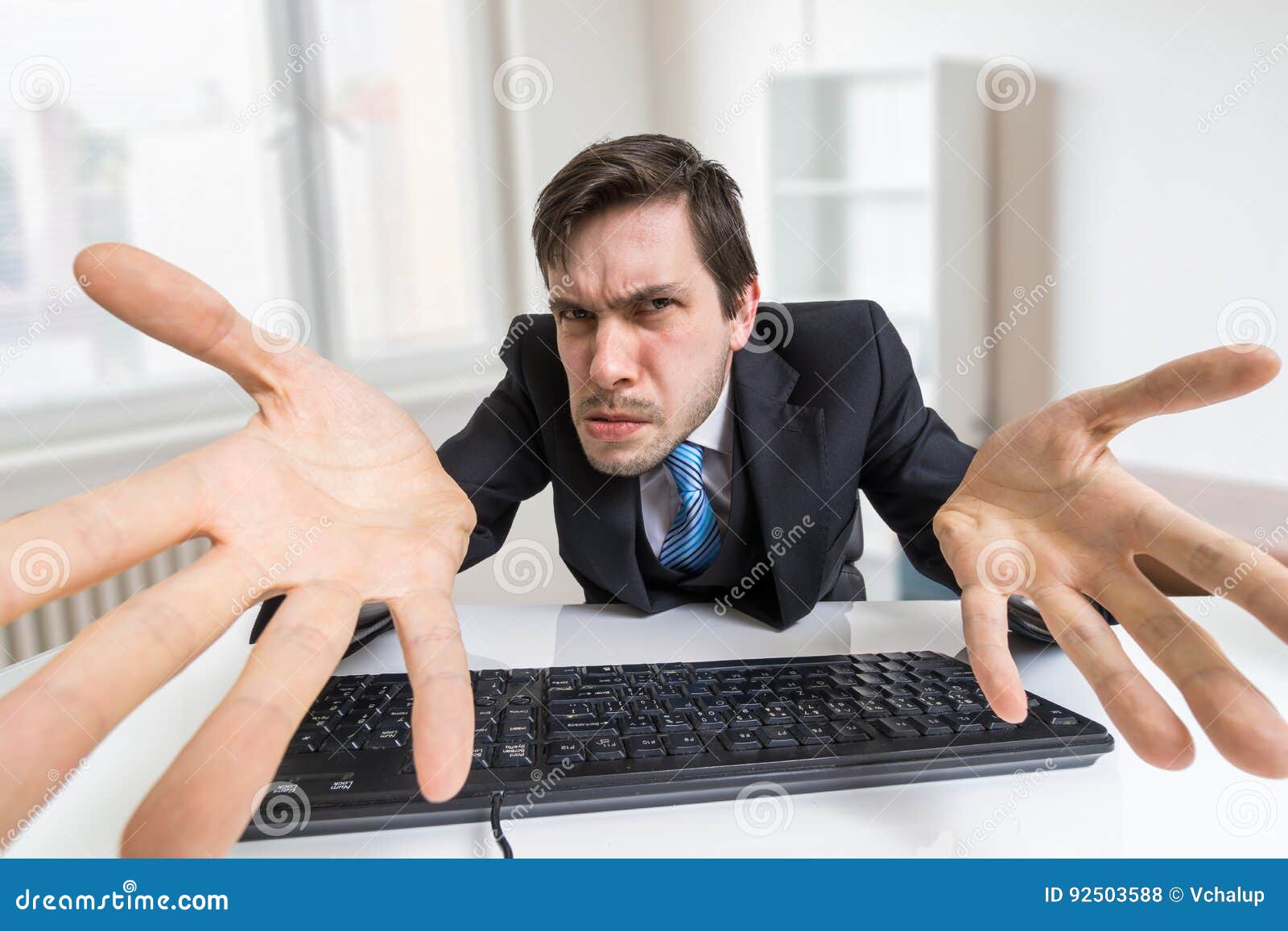 Confused Person Computer