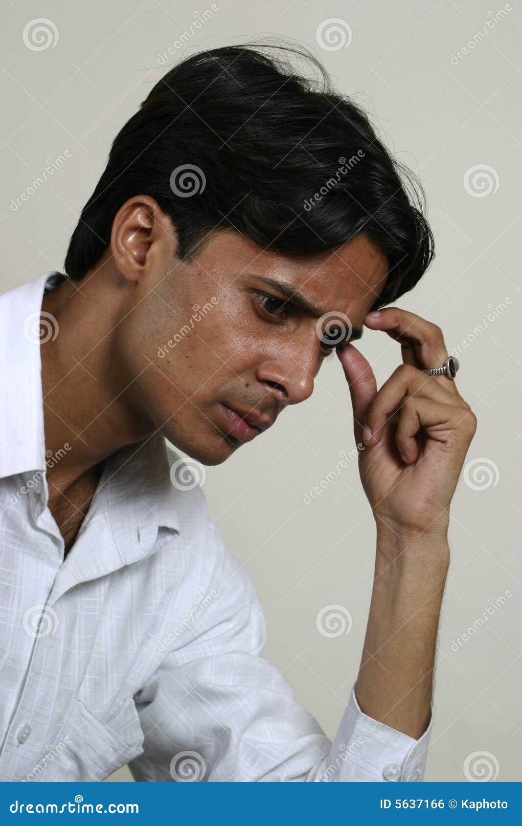 Stressed indian stock photo. Image of butterflies, anxiety - 5637166