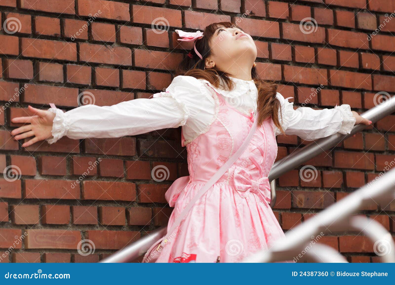 Stressed japanese lolita stock photo. Image of looking - 24387360