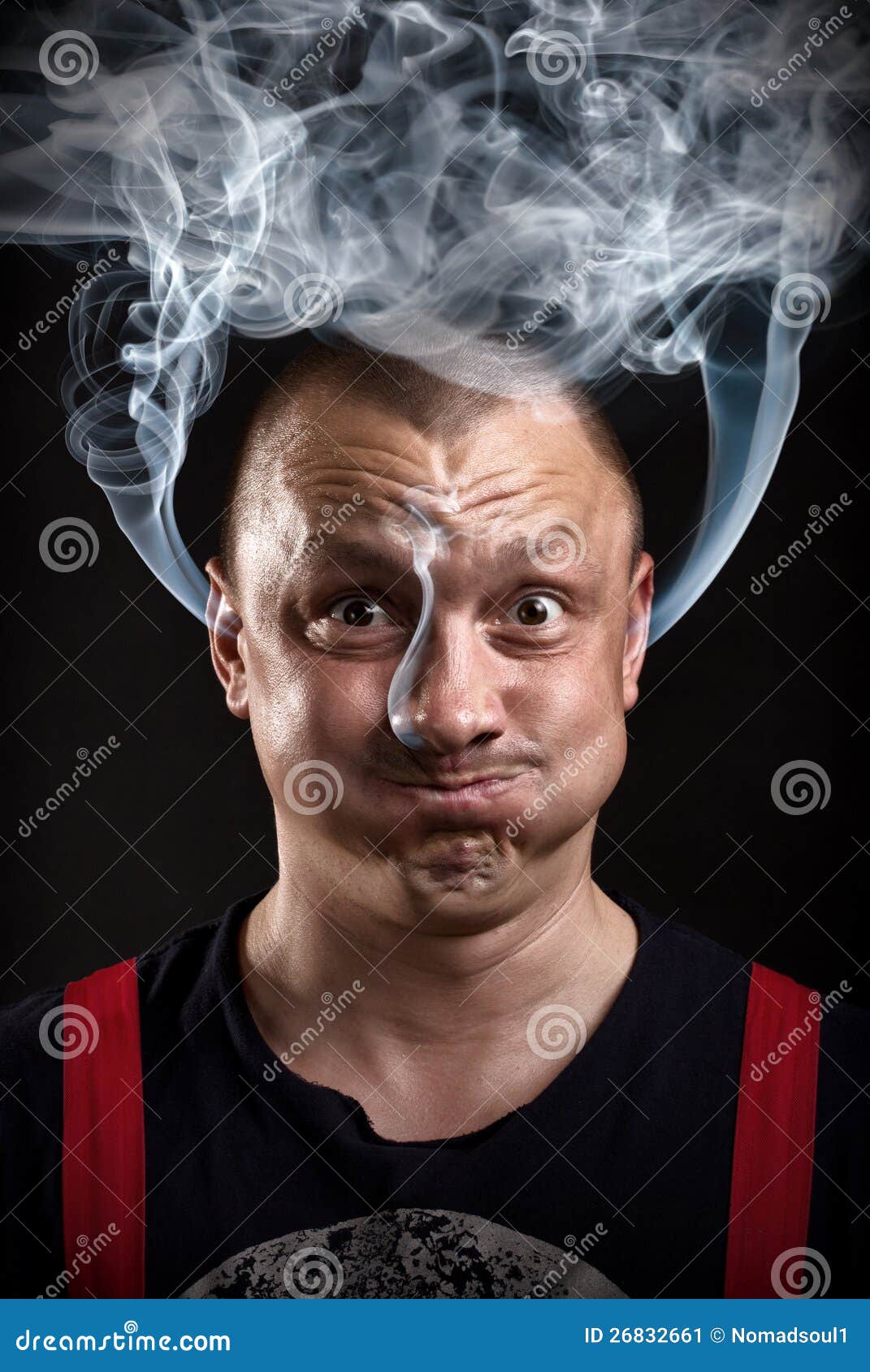 Stressed man stock image. Image of crazy, human, physical - 26832661