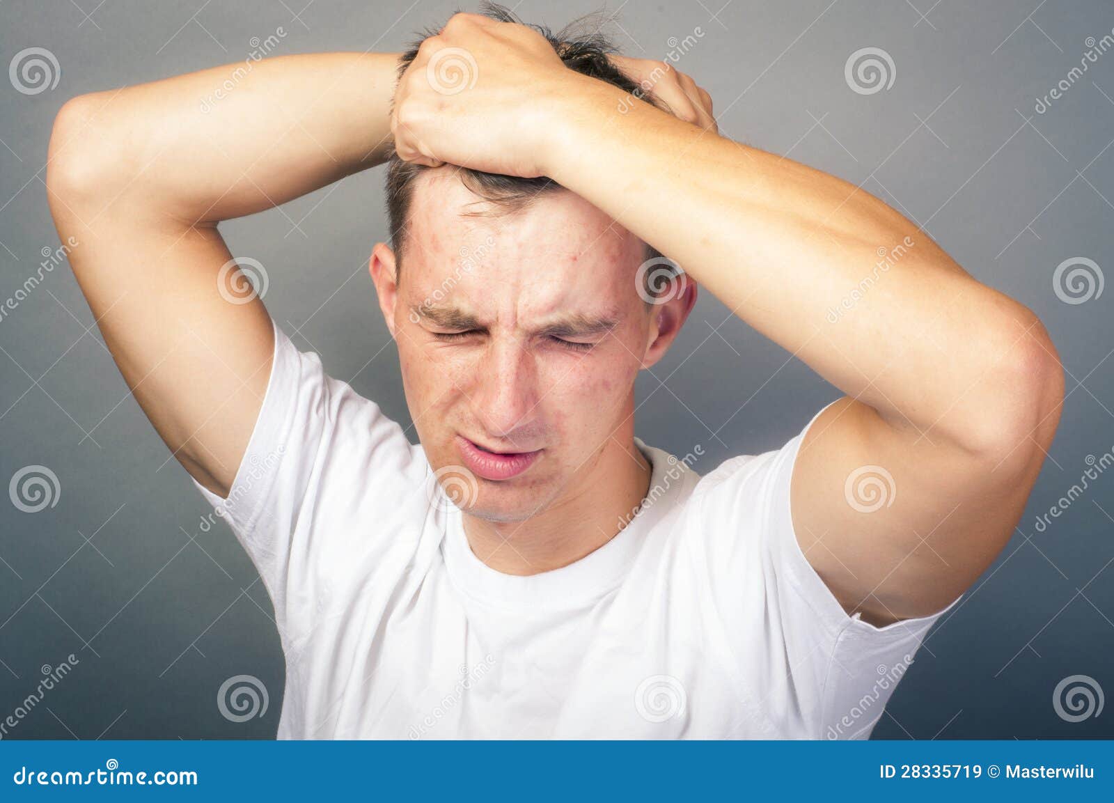 Stressed man stock image. Image of human, businessman - 28335719