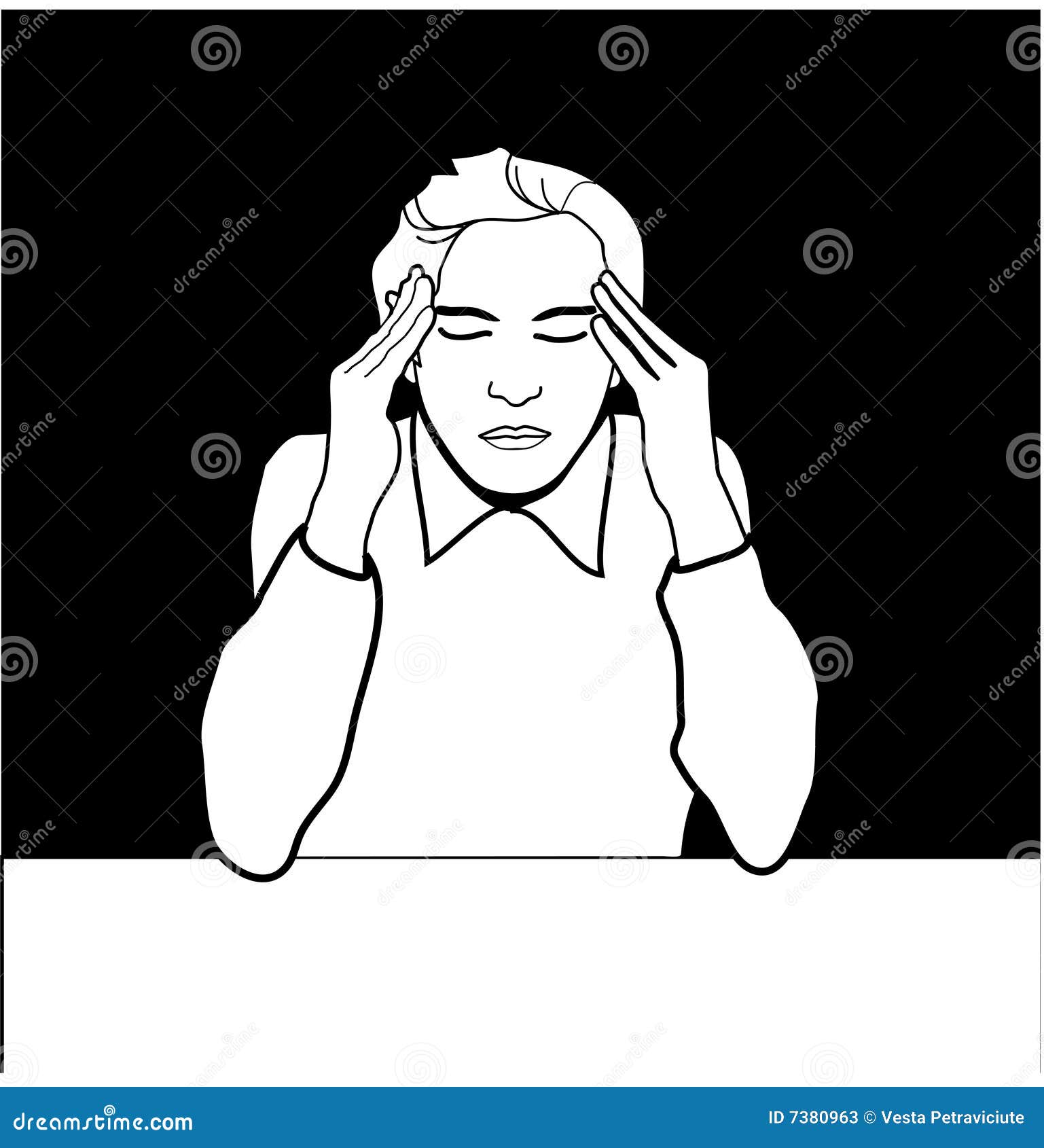 Stressed man stock vector. Illustration of firm, headache - 7380963 Stressed man stock vector. Illustration of firm, headache - 7380963