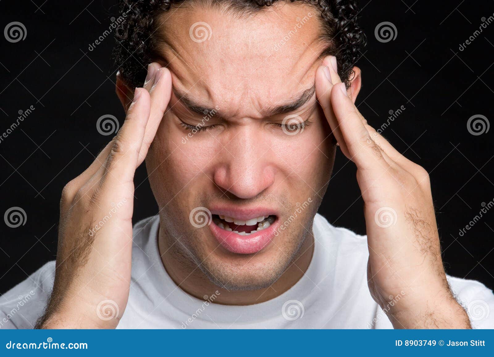 Stressed Man stock image. Image of hand, teen, head, people - 8903749
