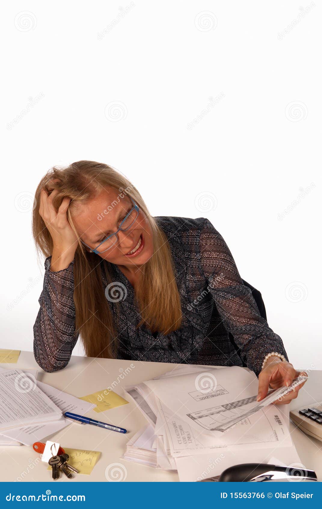 Stressed out stock photo. Image of blond, despair, heap - 15563766