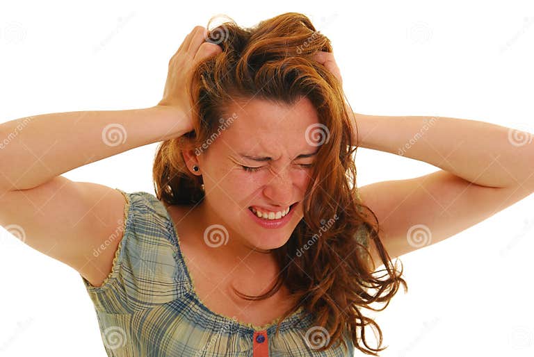 Stressed out stock image. Image of stress, angry, hair - 9425031