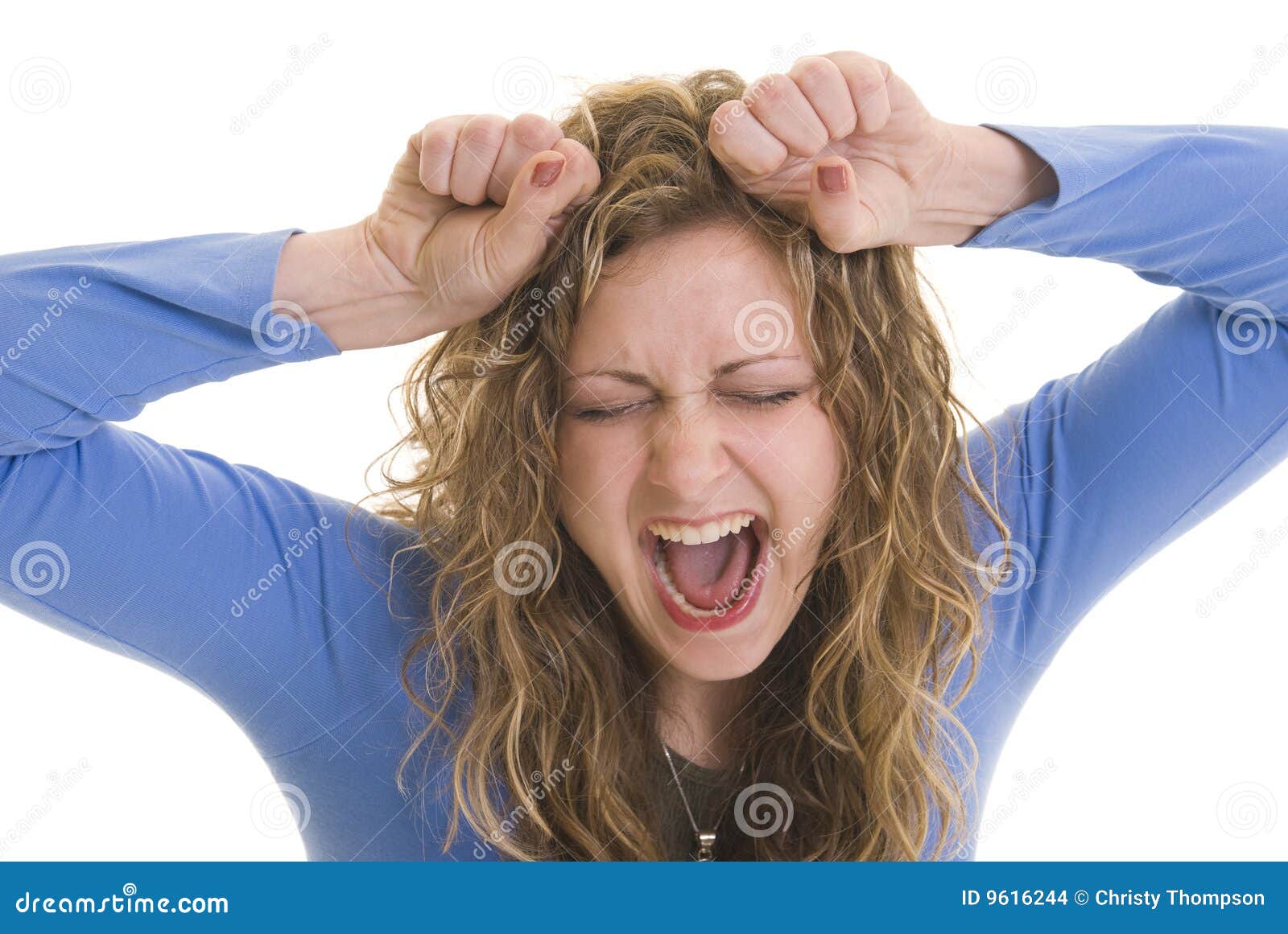 Stressed out stock photo. Image of lady, woman, emotional - 9616244