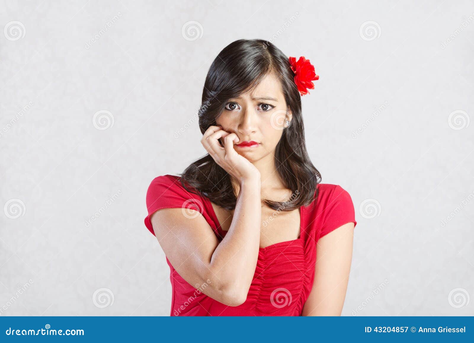 Stressed Out Lady stock image. Image of mexican, chin - 43204857