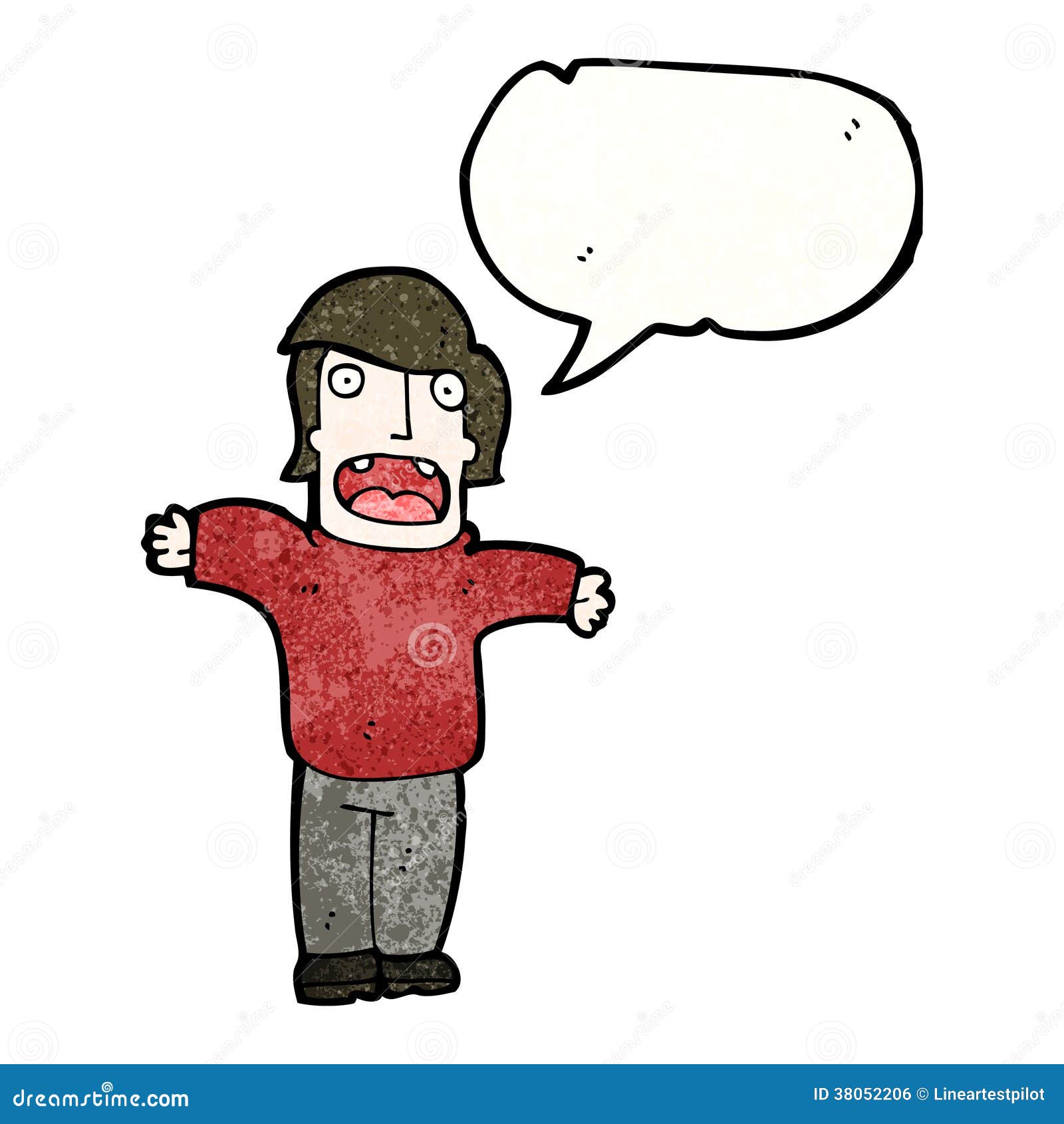 Stressed out man cartoon stock vector. Illustration of doodle - 38052206